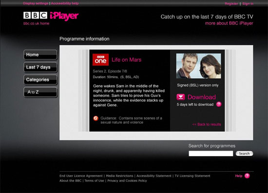 In Pictures: The BBC's new iPlayer