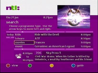ntl v5.20 - channel guide search