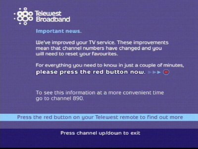 Telewest Broadband - Liberate 1.2 help: introduction