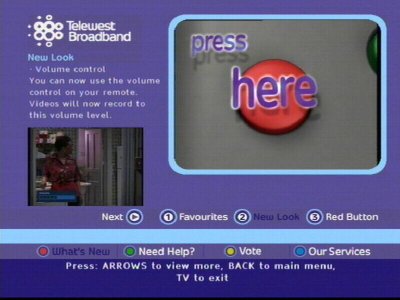 Telewest Broadband - Liberate 1.2 help: new look