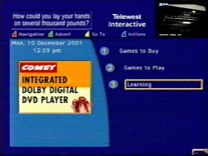 Telewest Broadband Active Digital - gaming