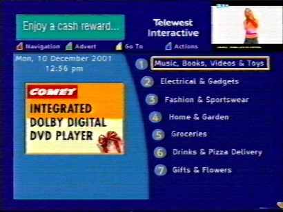 Telewest Broadband Active Digital - shopping