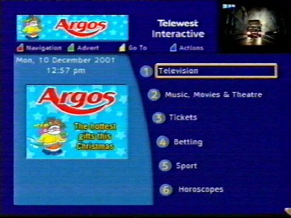 Telewest Broadband Active Digital - entertainment