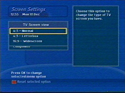 Telewest Broadband Active Digital - screen settings 3