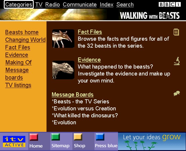 ITV Active: Walking With Beasts