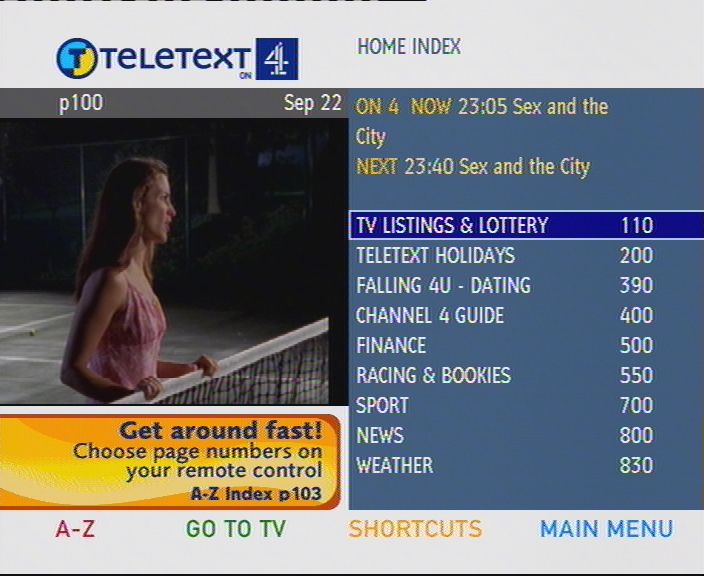 Teletext: Channel 4