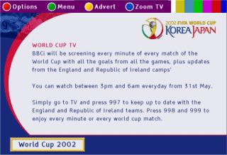 World Cup: Three additional channels on ntl