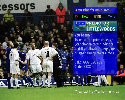 ITV Digital launches interactive 'Predictor'