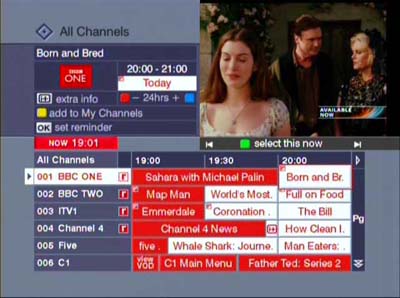 HomeChoice: EPG for all channels