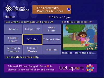 Telewest Broadband: 01 Home (VOD)