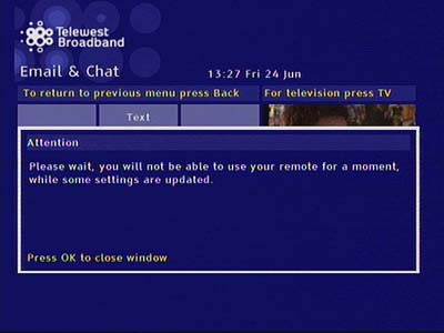 Telewest Broadband: 33 Attention