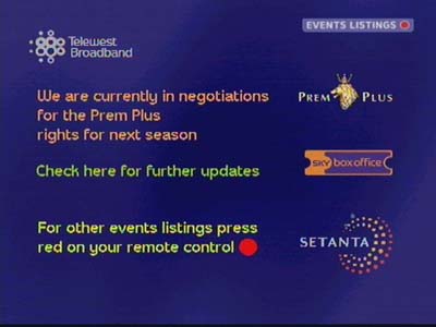 Telewest Broadband: 09 PremPlus