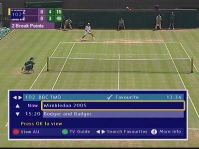 Telewest Broadband: 09 View favourites