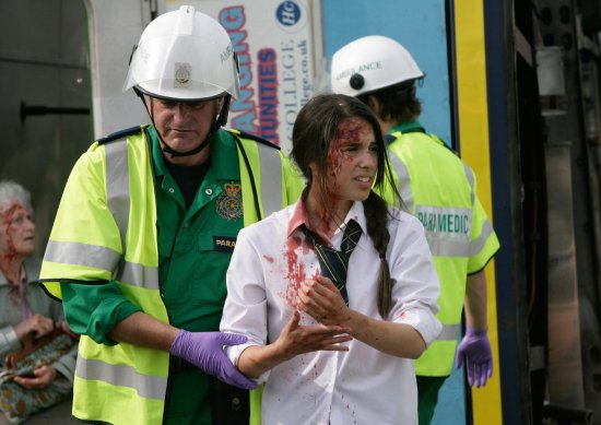 In Pictures: 'Casualty' goes to Cambodia