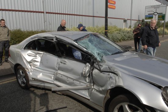 Behind the scenes at Corrie's crash