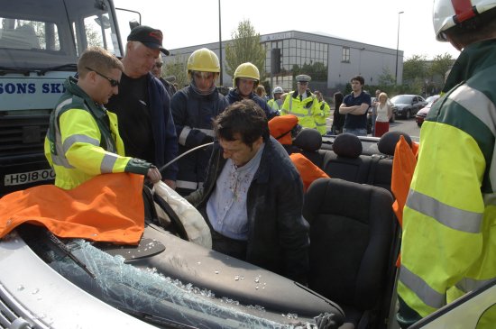 Behind the scenes at Corrie's crash
